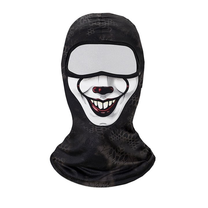 1pc Balaclava Face Mask Clown Ghost Skull Mask, Breathable Windproof ...