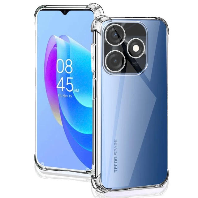 TECNO SPARK 10C / SPARK 10 shockproof transparent back cover for tecno ...