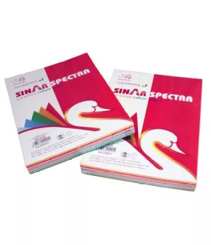 Sinar Spectra 250 Colour A4 Sheets ( 250 Sheets with 10 Colours ) High ...