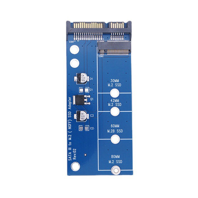 M.2 NGFF SSD To SATA 3 3.0 Adapter Card Converter B B&M Key Protocol ...