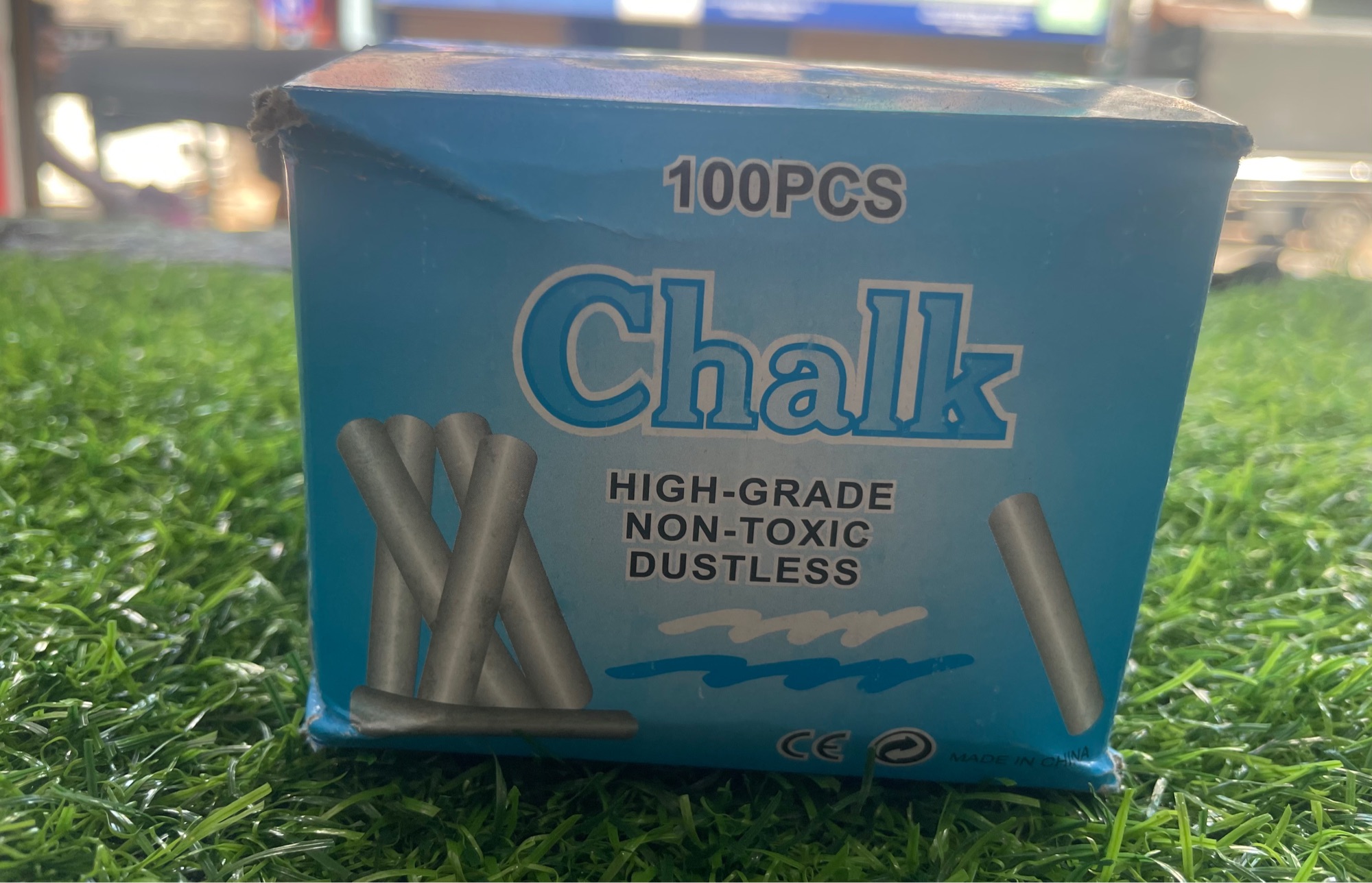 100 White Chalks Box 8 CM x 1 CM each | Daraz.lk