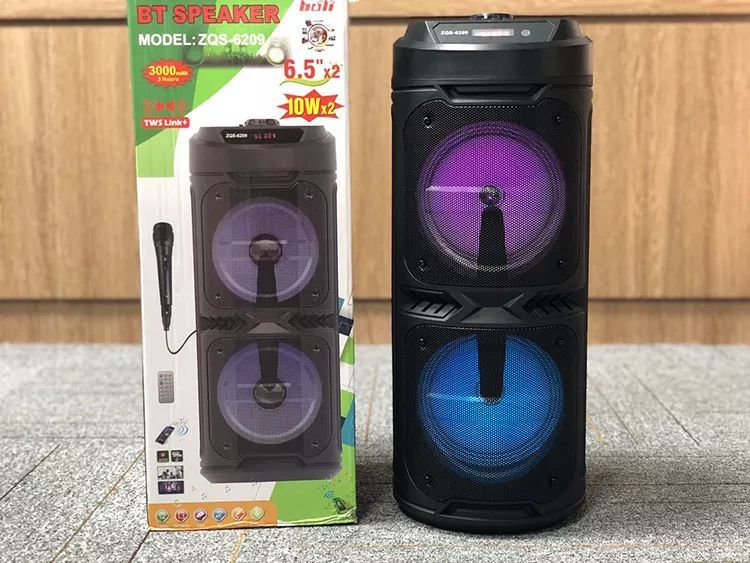 6.5 inches Protable Loud Wireless outdoor speaker With microphone ...