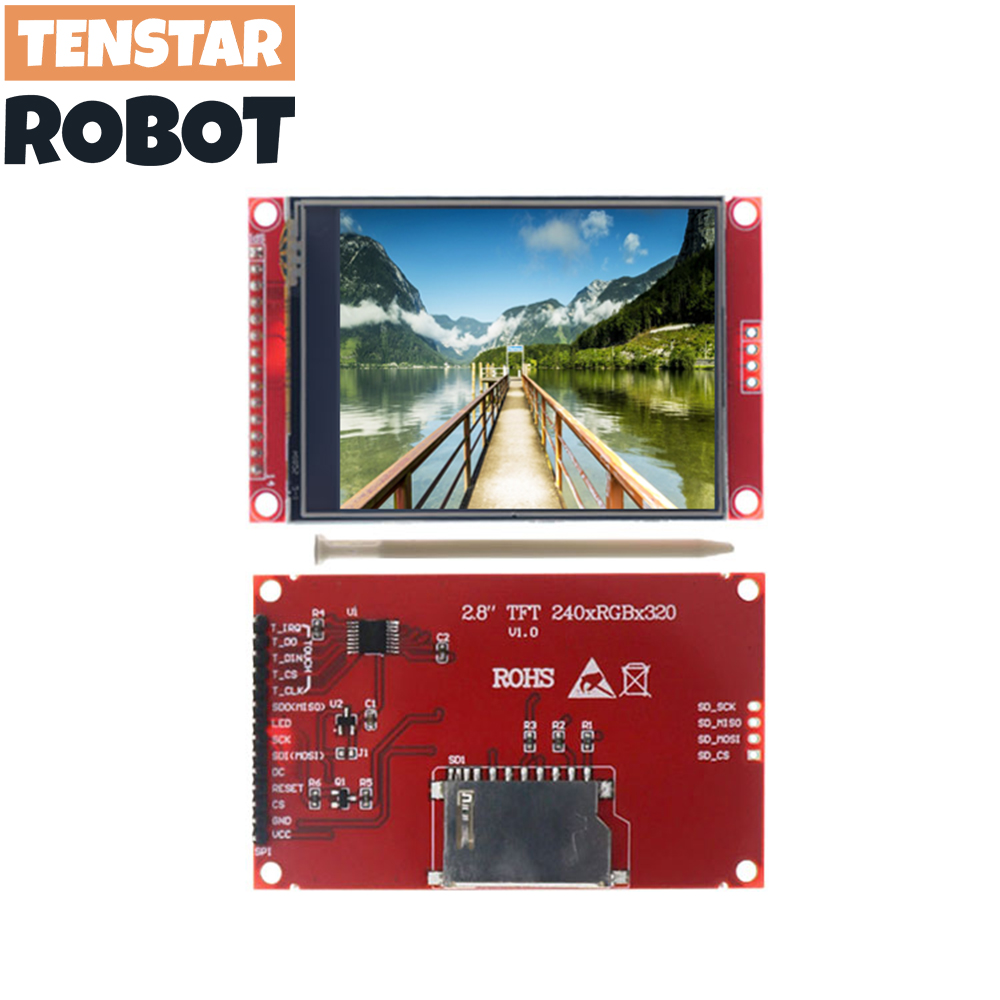 Touch Panel 2.4 2.8 Inch SPI TFT LCD ILI9341 Driver Chip Serial Port ...