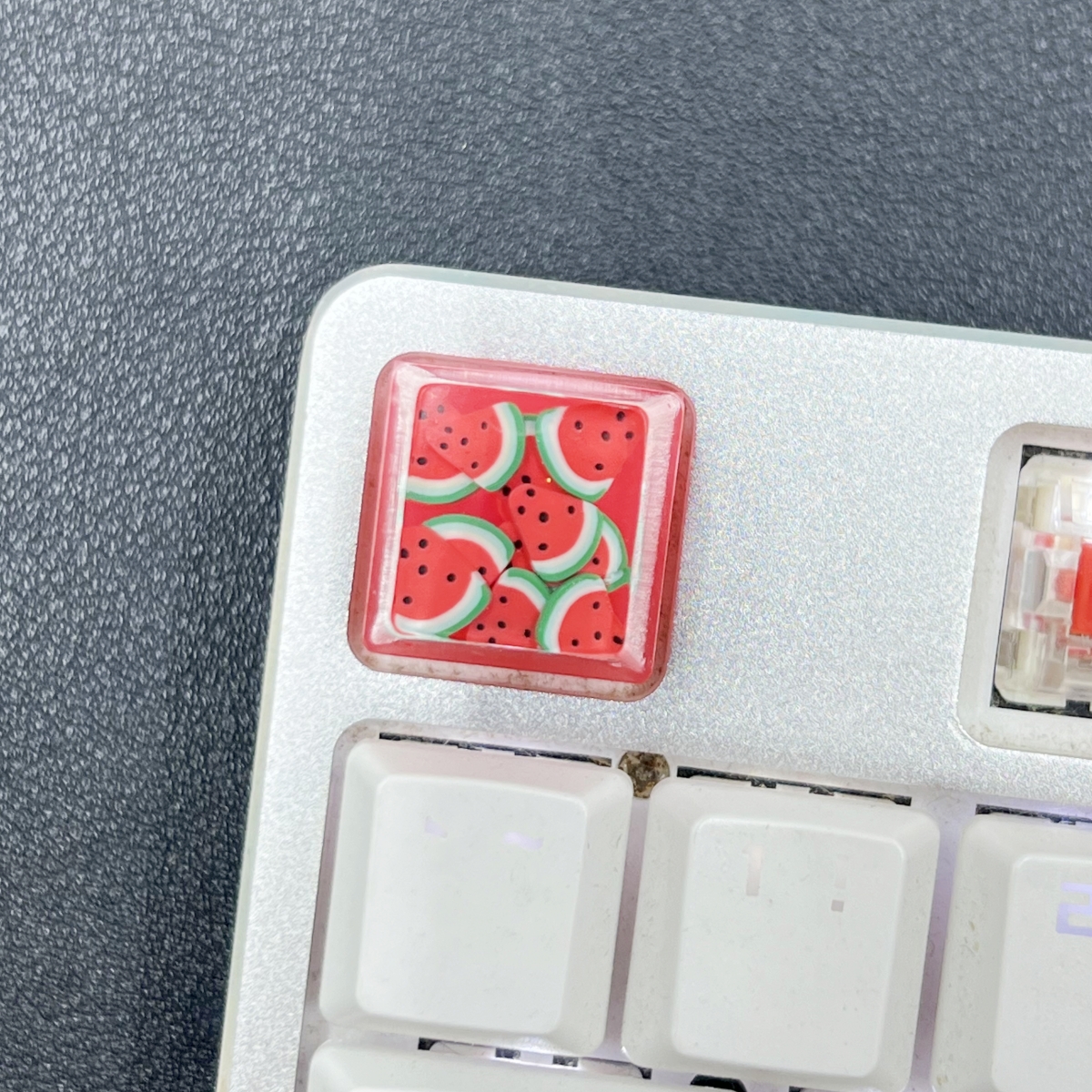 1Pcs Cute Translucent Fruit Series Strawberries Watermelon Keycap ...