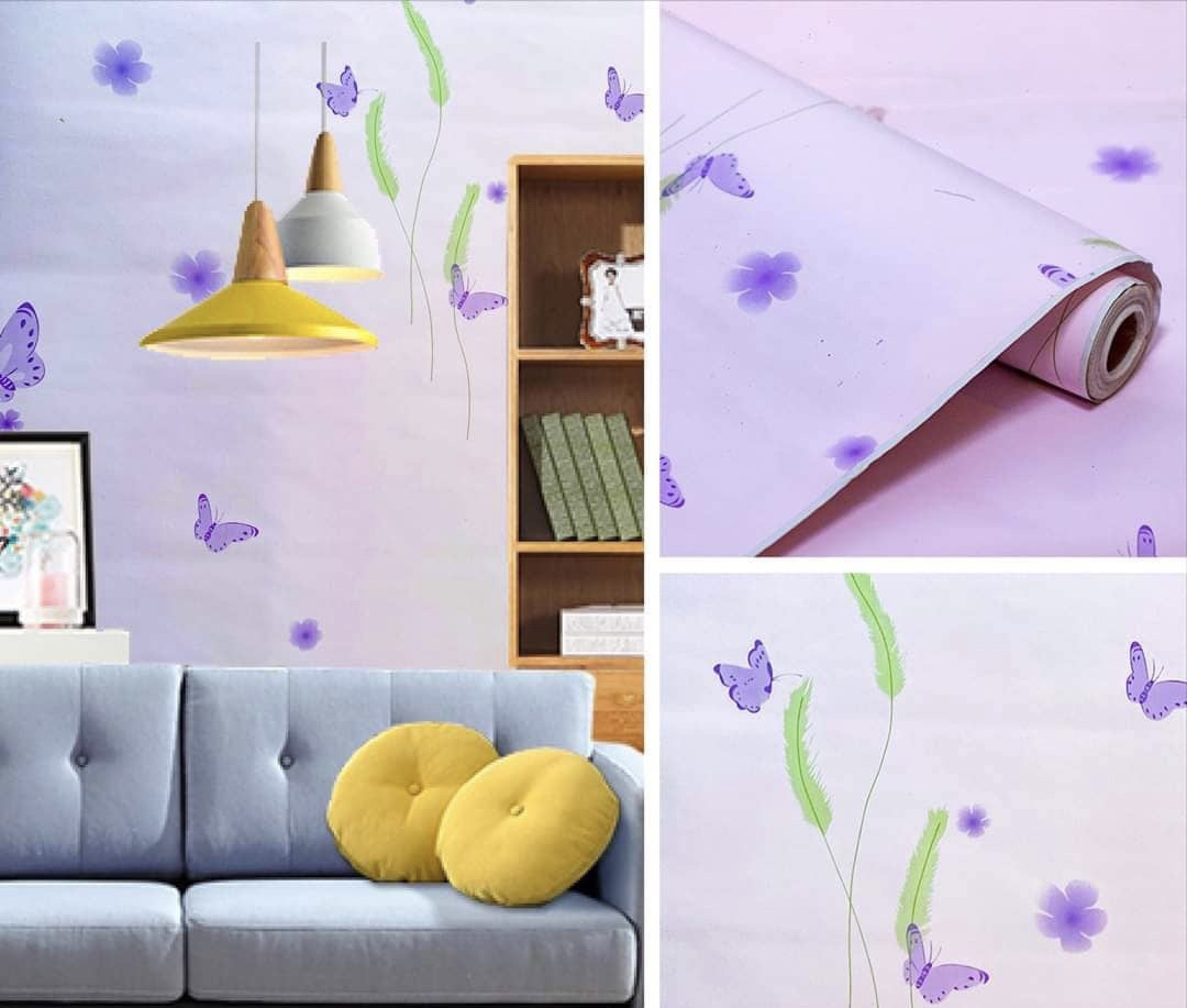 Self Adhesive PVC Coated Wallpaper | Daraz.lk