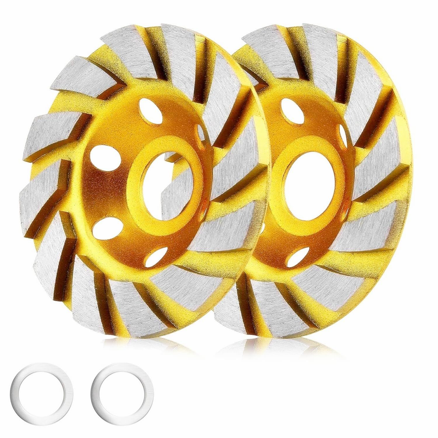 (Diamond cup wheel)100mm 4" Diamond Segment Grinding Wheel Disc Bowl ...