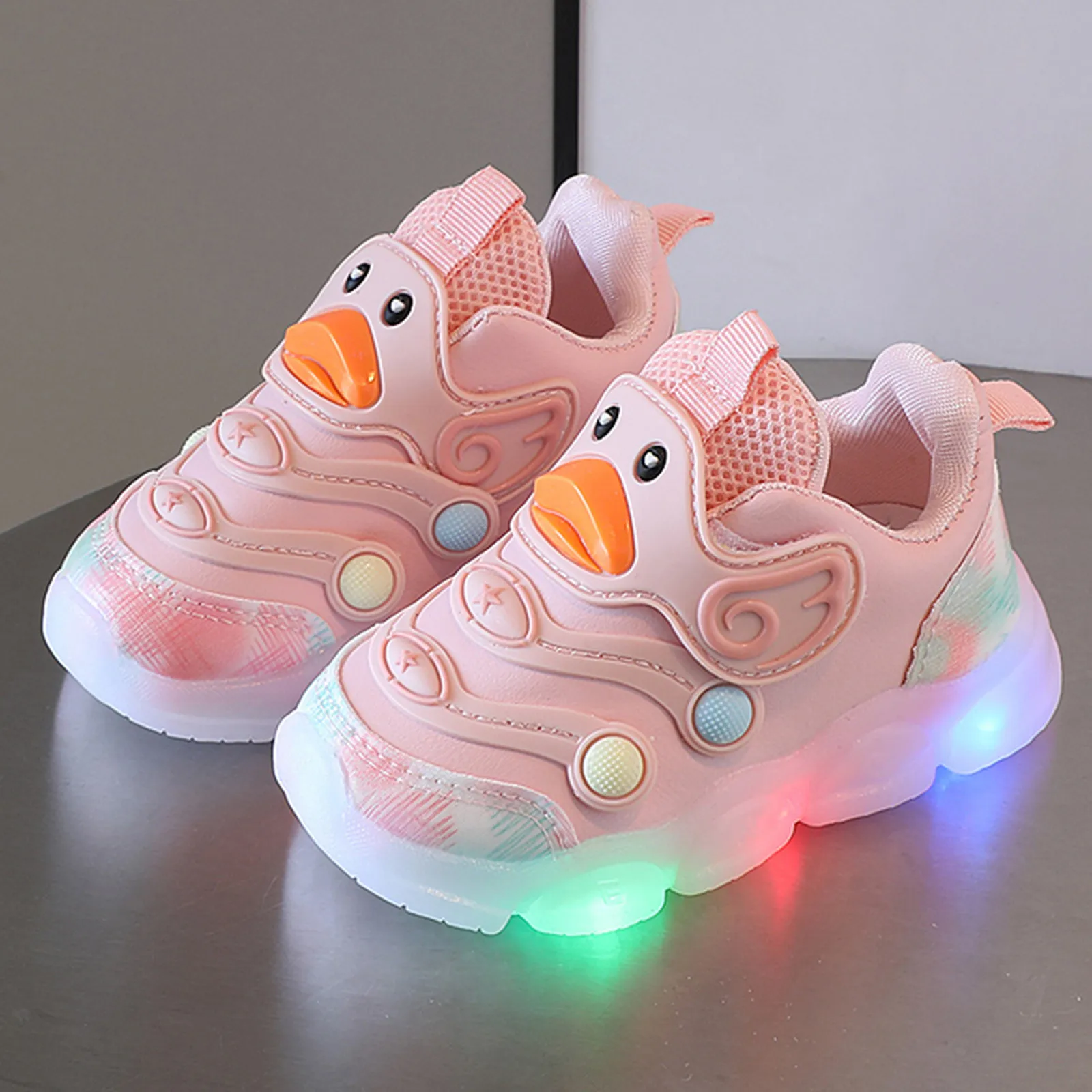 Baby Led Shoes For Kids Luminous Sneakers Breathable Toddler Shoes For ...