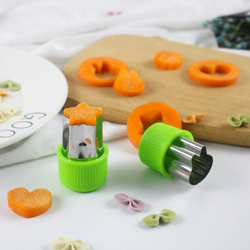 12 Pcs Vegetable Cutter Shapes Sets Mini Size Cutters Fruit Cutters ...