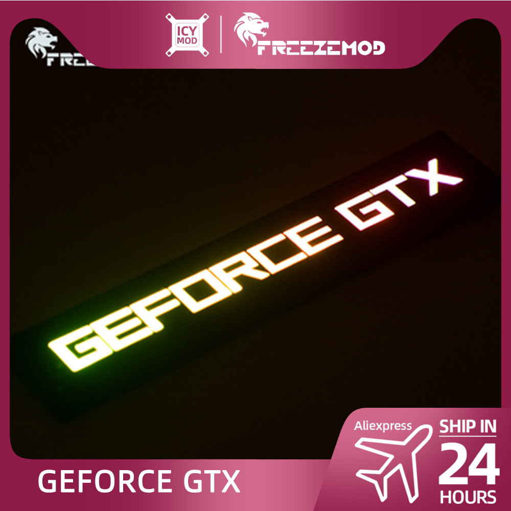 FREEZEMOD GPU Side Panel RTX3090 GTX ROG PC Decoration Video Card Plate ...