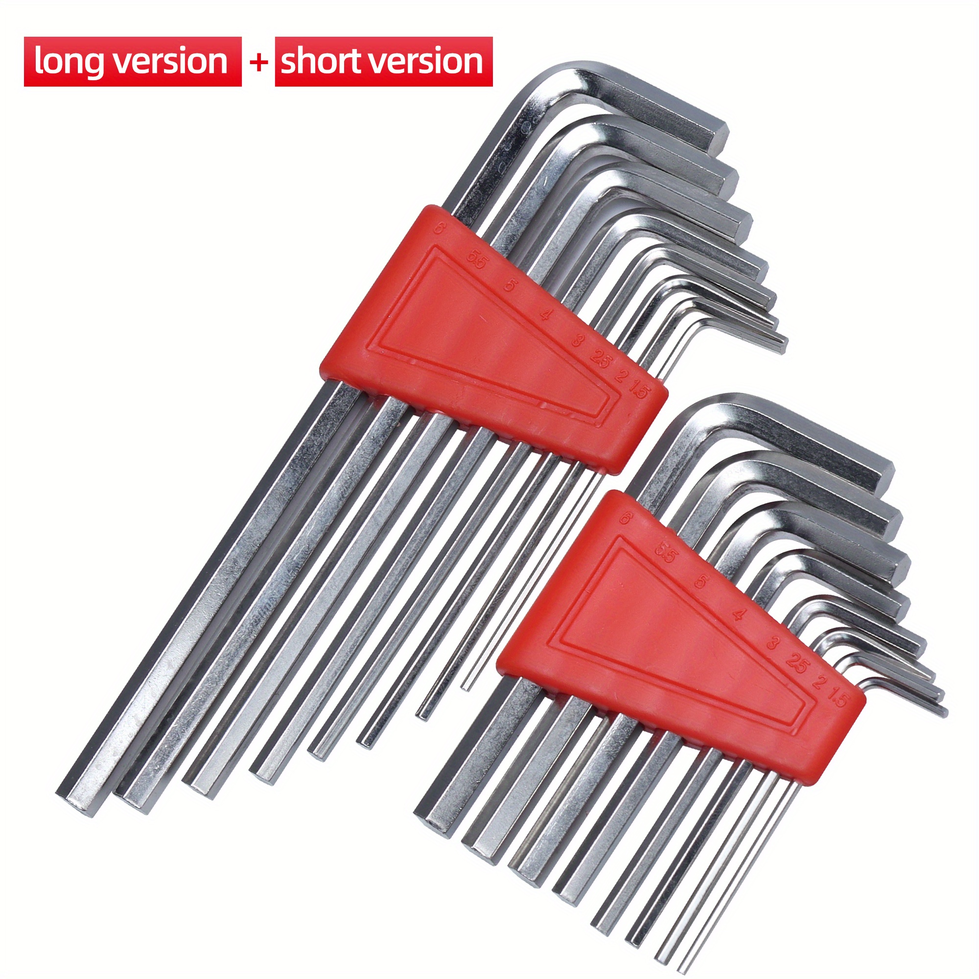 8pcs Allen Wrench Metric Wrench Inch Wrench L Wrench Size Allen Key ...