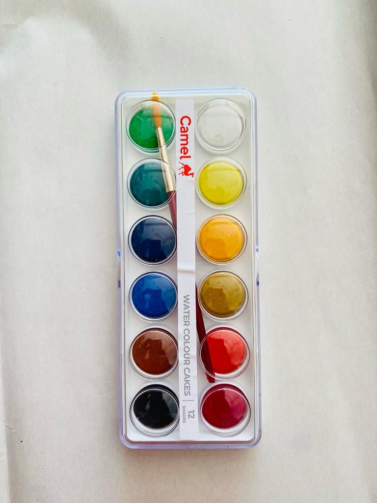 Camel Water Colour Paint Set 12 Shades | Daraz.lk