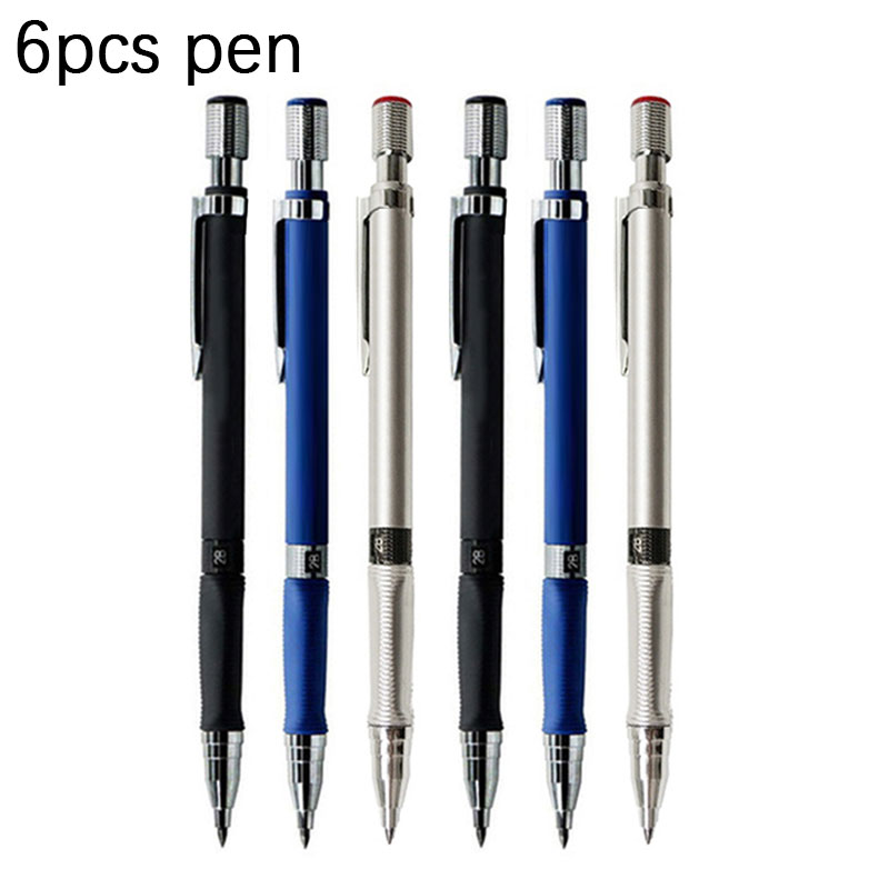 Mechanical Pencil Set 2.0mm with 2B Black/Colors Lead Refill for ...