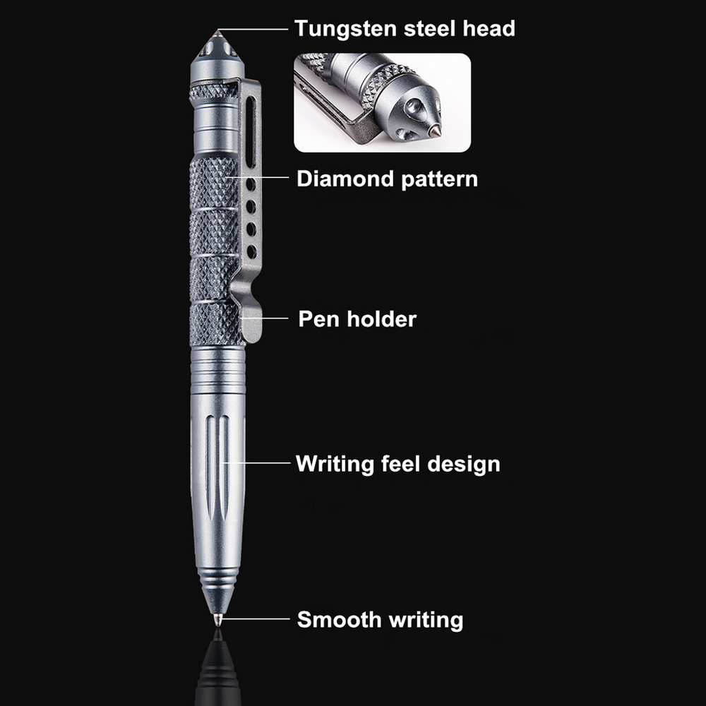 Portable Tactical Pen Self Defense Pen Aviation Aluminum Emergency ...