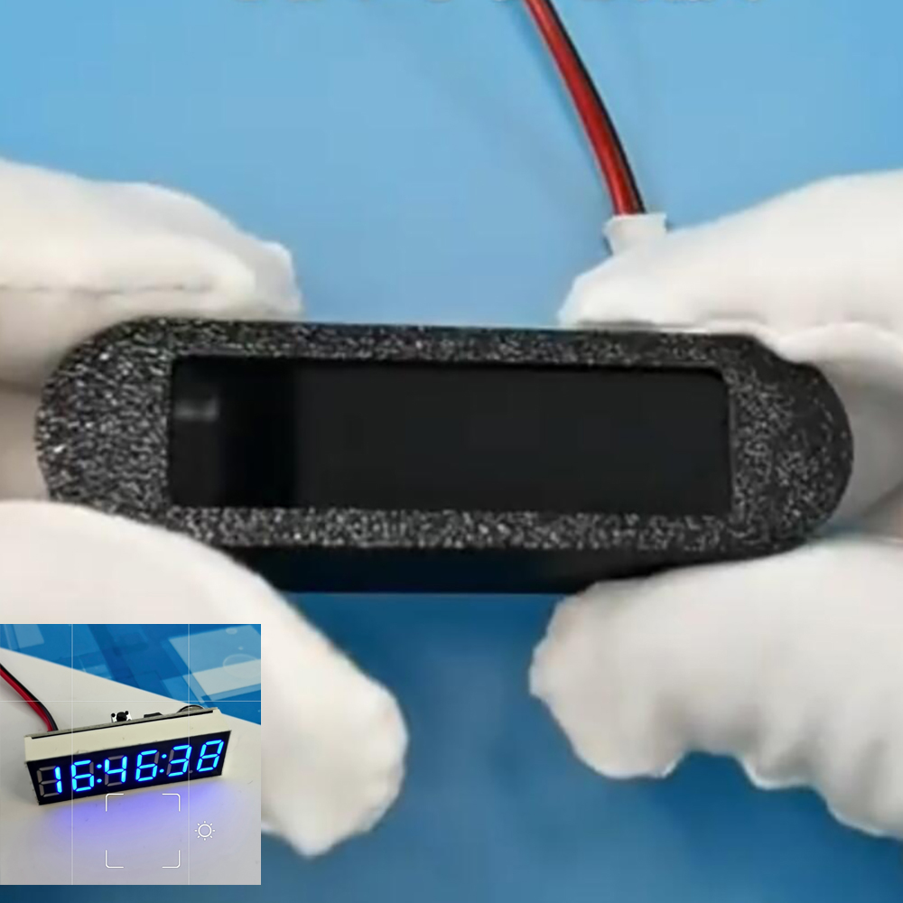 6bit Clock W Second 0.36" LED Digital Tube Electronic Clock Display ...