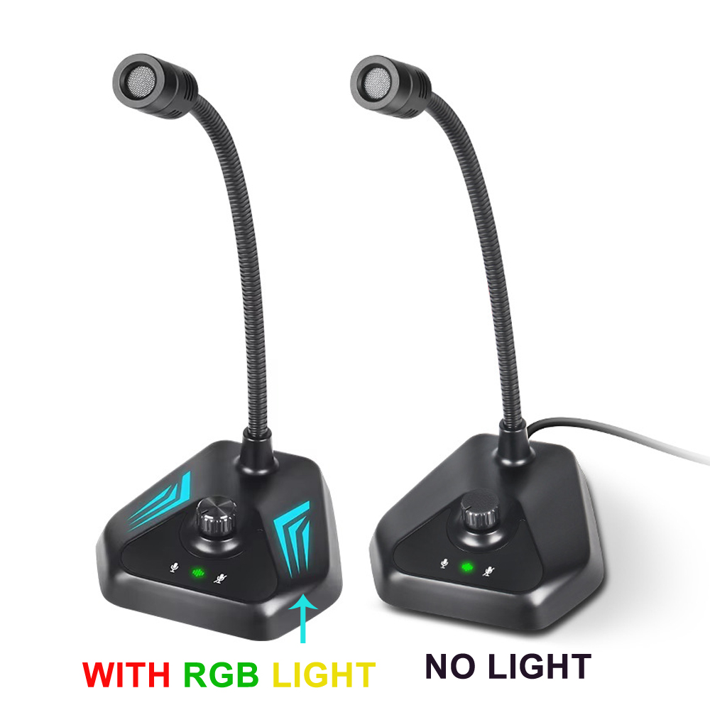 USB Gooseneck Condenser Microphone Wired Conference Recording Voice ...
