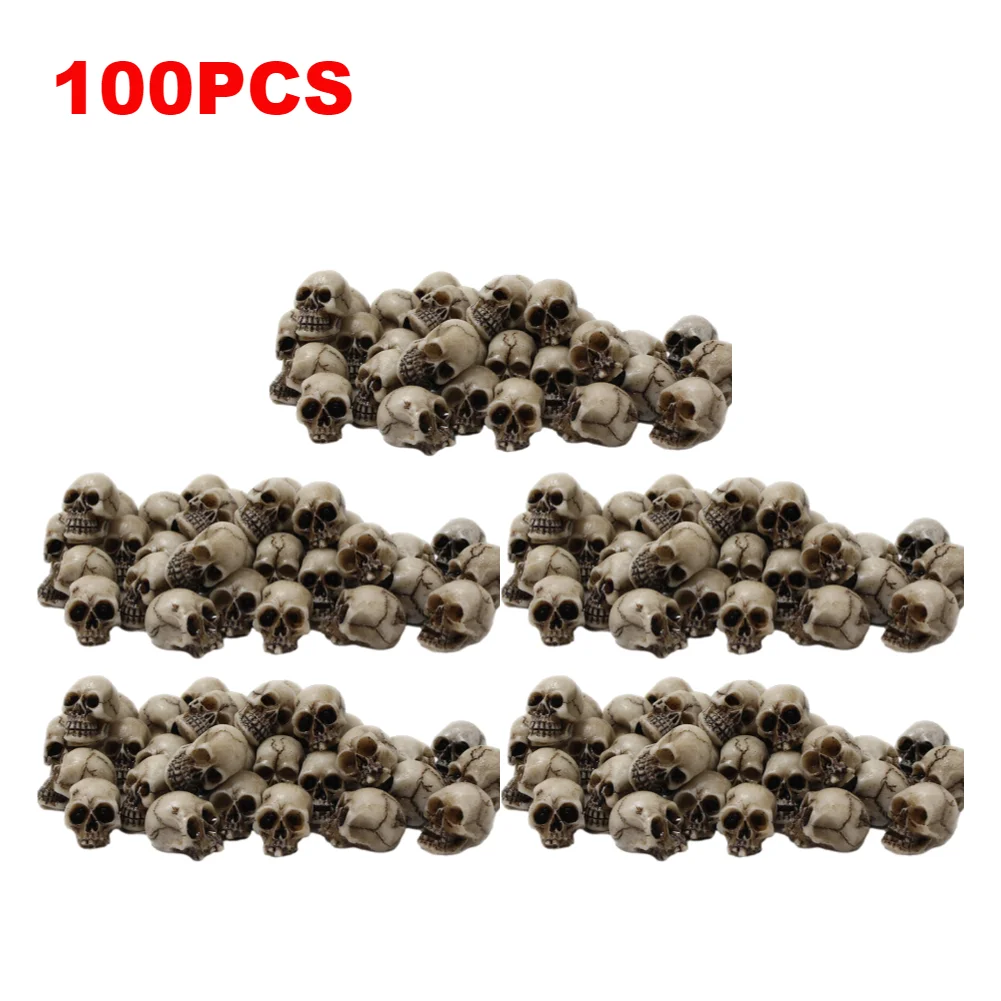 200-20PCS Skull Prop for Spooky Photo Shoots Mini Skull Figurines ...