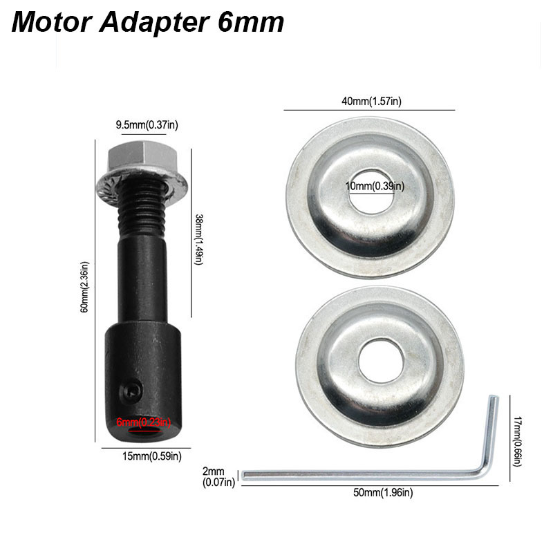 Motor Shaft Arbor Coupler Extender Sleeve Spindle Couple Chuck Adapter ...