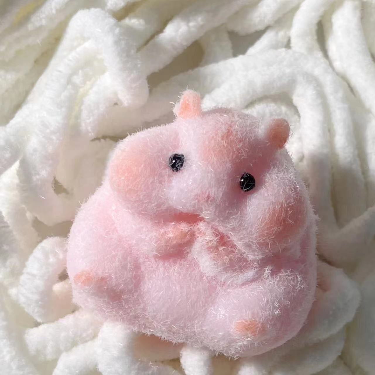 Taba Squishy Toy Mochi Toy Mushy Silicone Fuzzy Cute Hamster Handmade ...