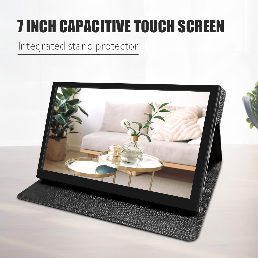 7 Inch LCD IPS Display HDMI-compatible Touch Screen With Case 1024x600 ...