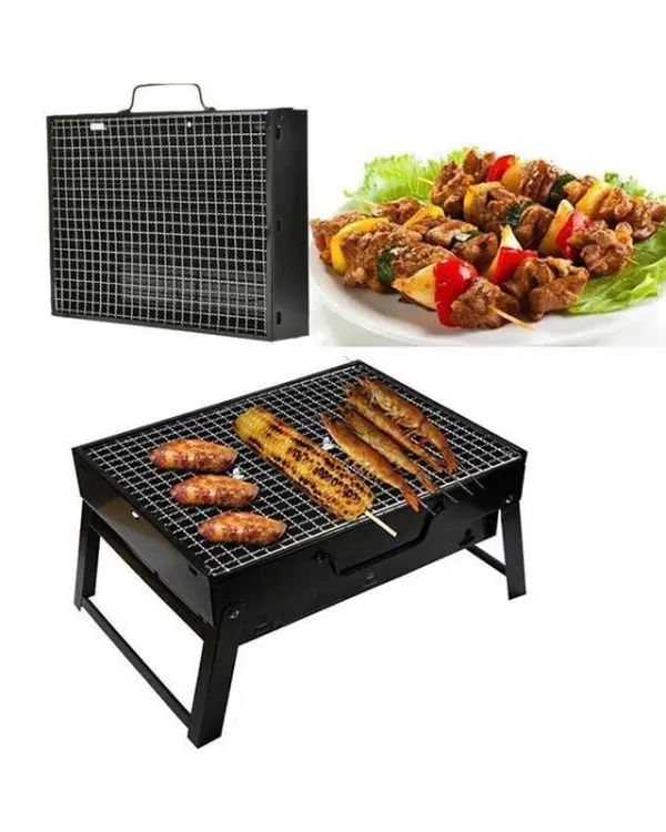 BBQ Barbecue Grill Folding Portable Charcoal Stove Camping Garden ...