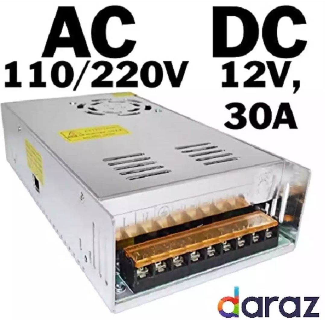 110v 230v Metal Power Suppley 12v 30Ah | Daraz.lk