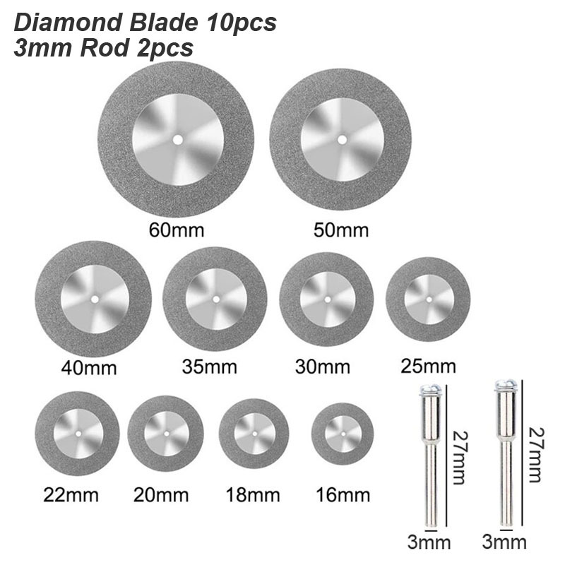 Diamond Blade Cut Off Disc Wheel Circular Saw Rotary Tool Disk Mini ...
