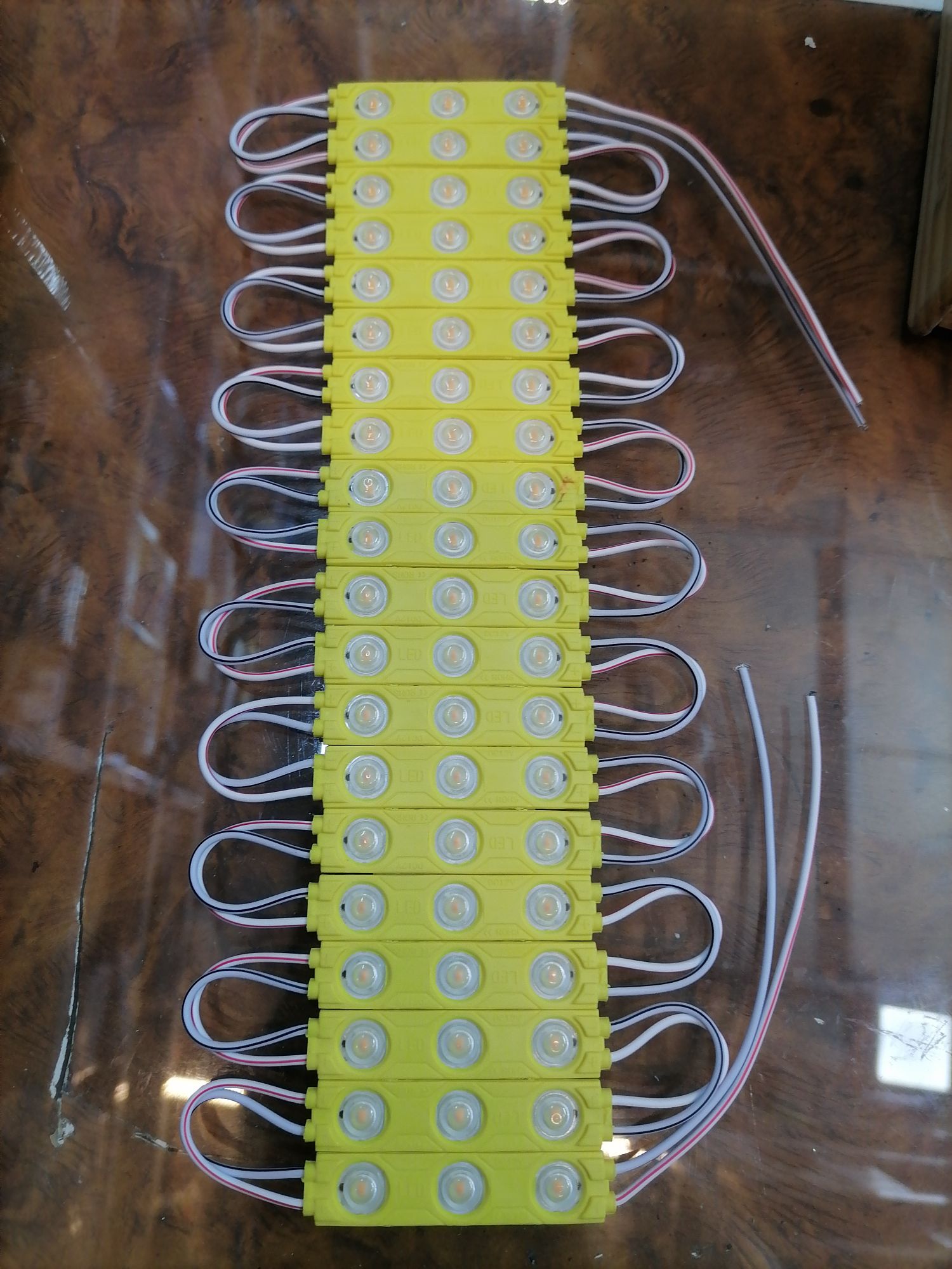 3 Led Module 12V DC LED Red, Blue, Green, yellow, pink, white, wharm ...