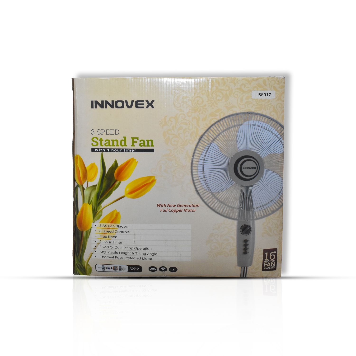 Innovex high 3 speed stand fan | Daraz.lk
