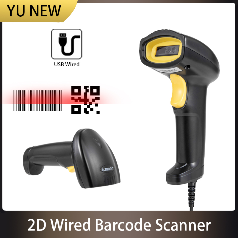 2d Barcode scanner Wired Scanner 2.4GWireless Reader 2d scanner Support ...