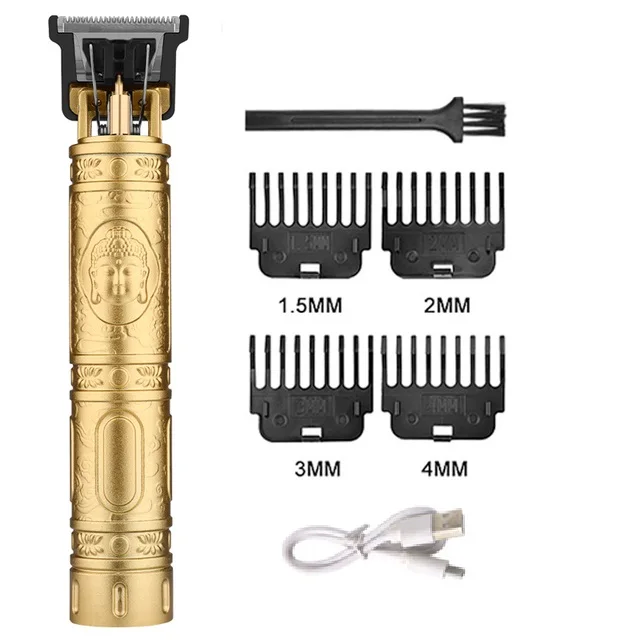 Vintage T9 Cordless Hair Trimmer Professional Hair Clipper Men Electric ...