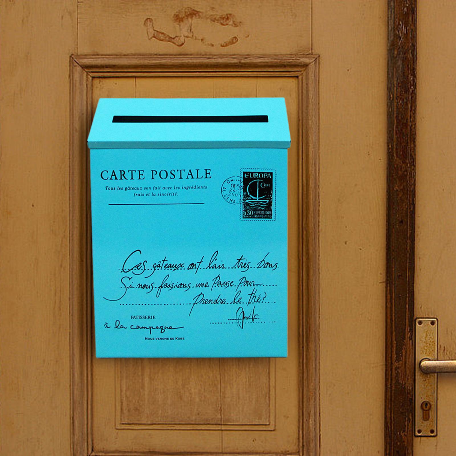 Wall Hanging Mail Box Newspaper Holder Box Letter Box Suggestion Box ...