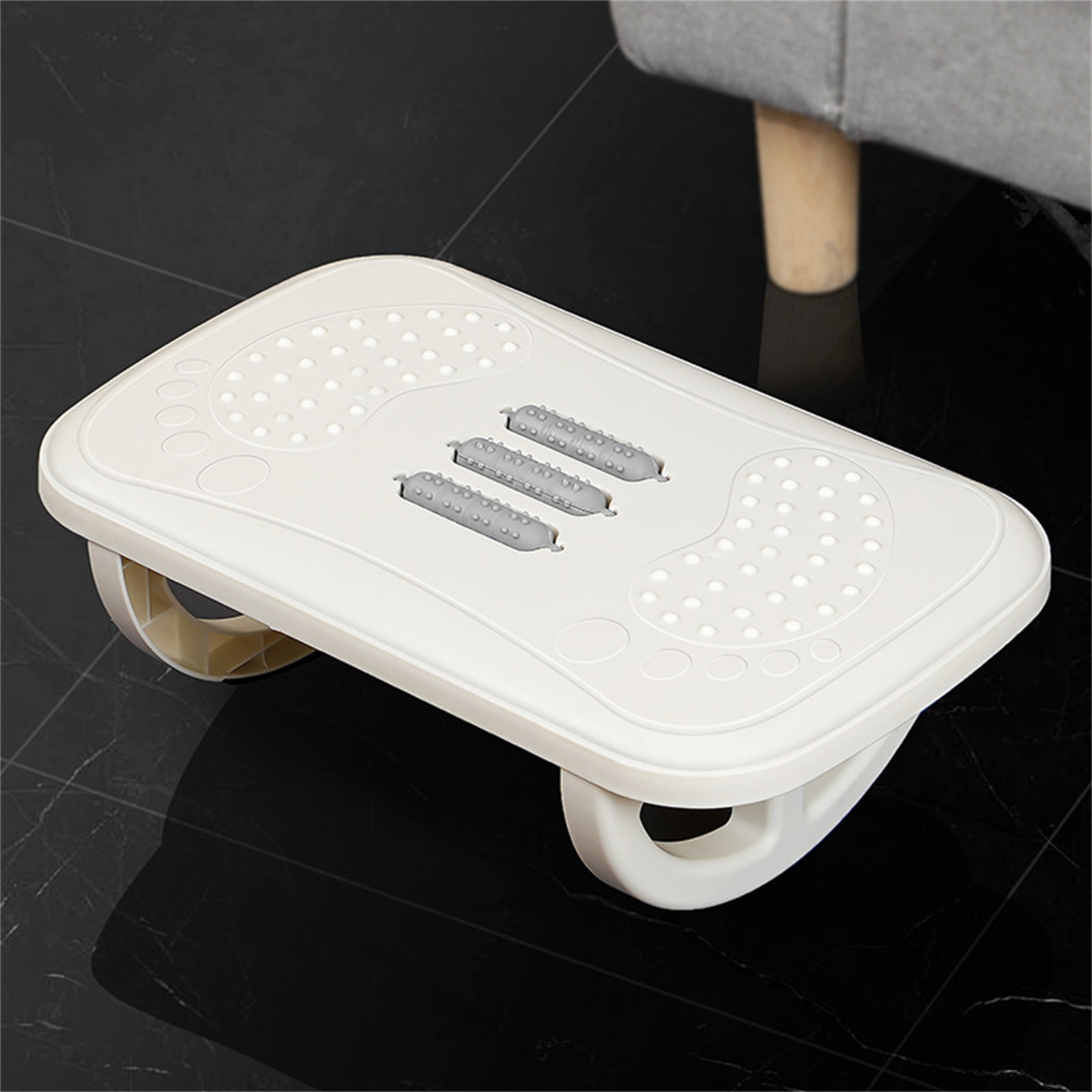 Rocking Footrest for under Desk Ergonomic Desk Leg Rest Rocker Balance ...