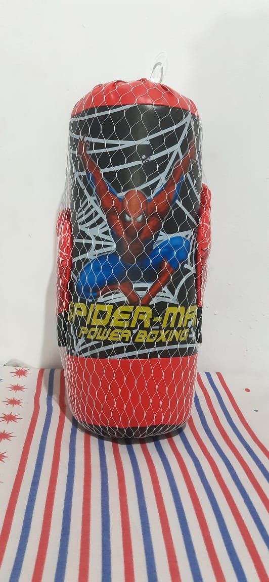 Spiderman Boxing 13Inches Punching Bag W/ Boxing Gloves Sport Play Set ...