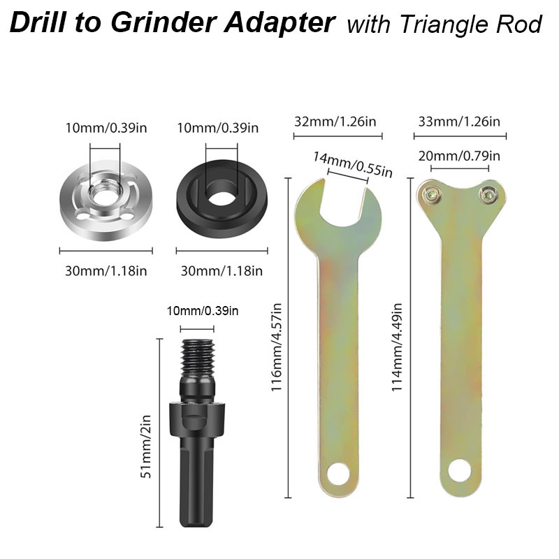 Angle Grinder Adapter For Electric Power Drill Converter Attachment ...