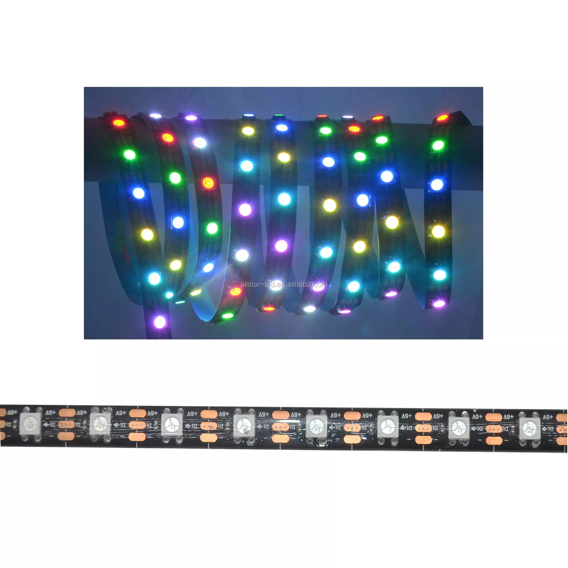 WS2812B SMD Digital 20 LED Strip Light Addressable Color DC5V | Daraz.lk