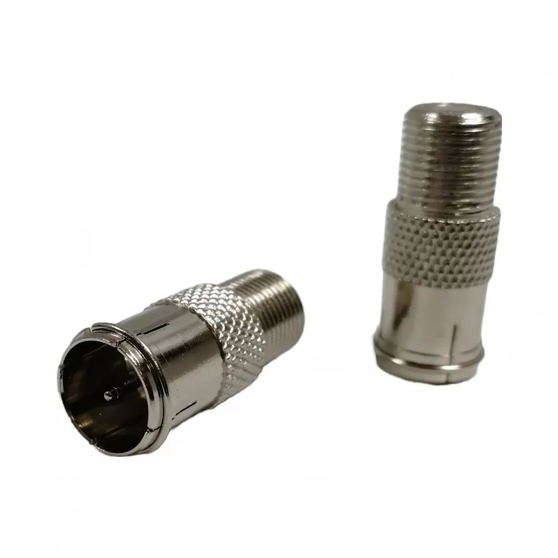 F-Type Quick Connect Push-On Coaxial Coax Cable Adapter for Satellite ...