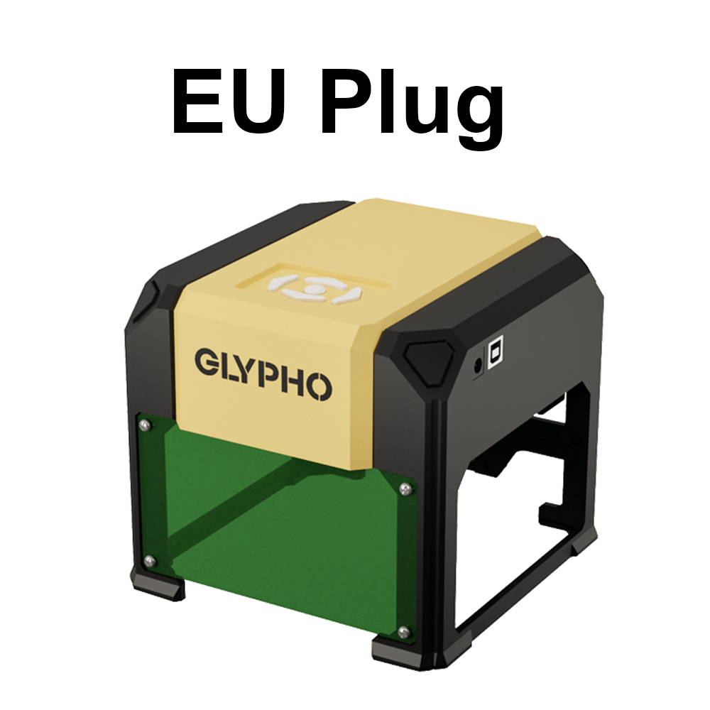 GLYPHO Laser Engraver Machine 3000mW CNC Highly Accurate Portable 80mm ...