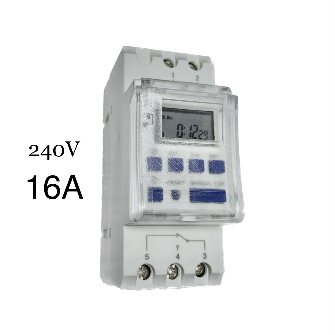 Digital MCB Box Mounted Programmable Timer Switch AC-230V Power | Daraz.lk