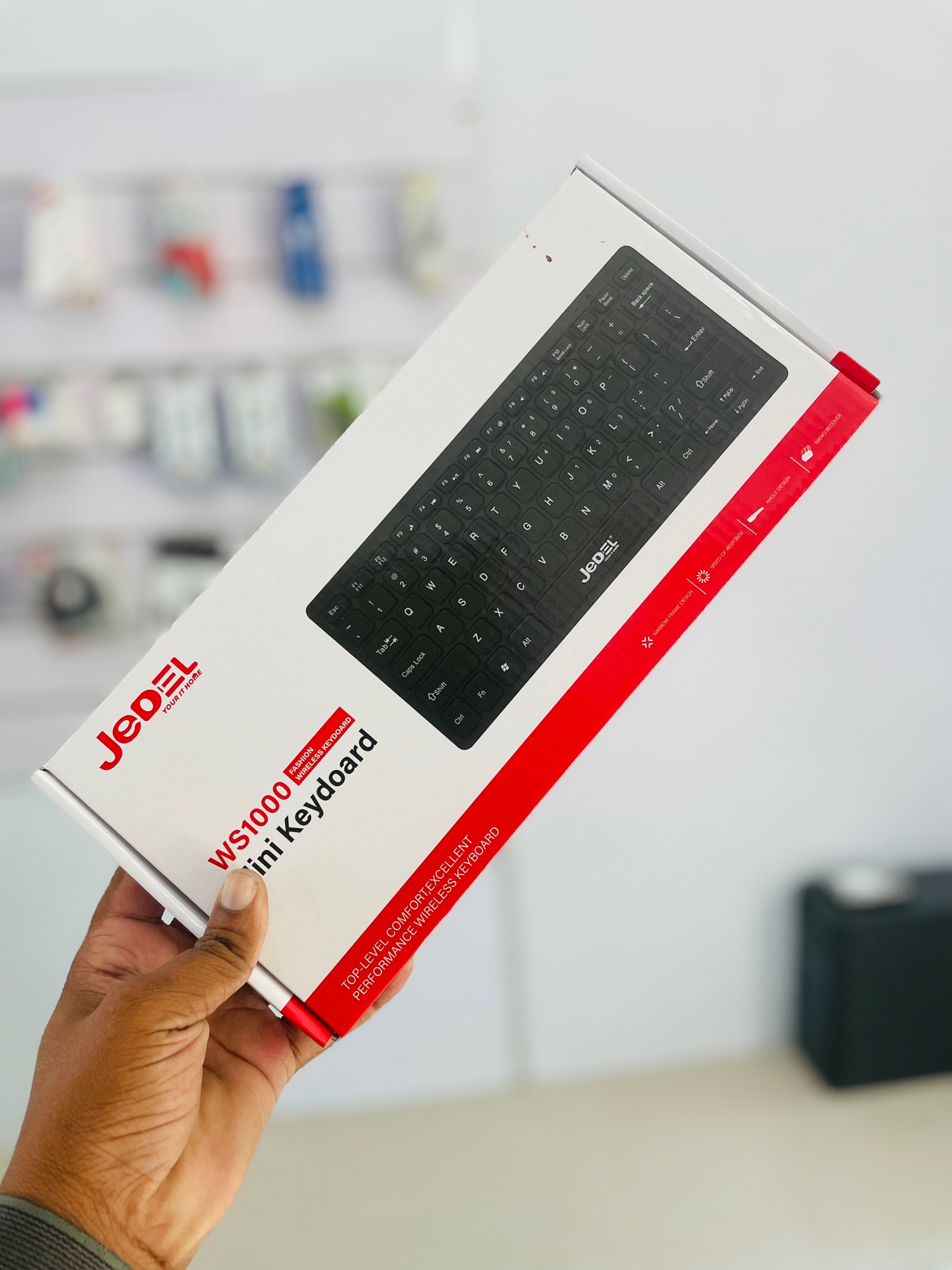 Jedel WS1000 WIRELESS MINI KEYBOARD | Daraz.lk