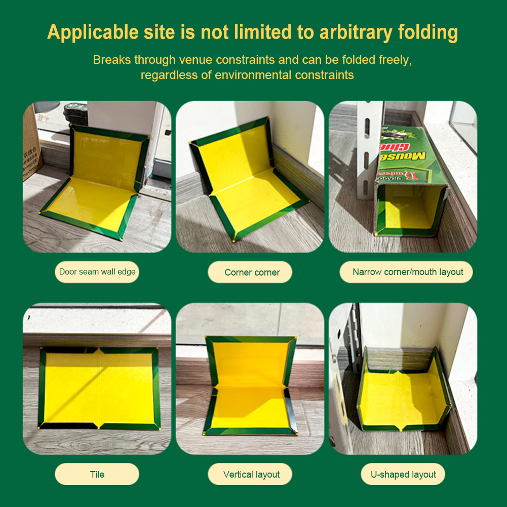 1-20pcs Mouse Board Sticky Adhesive Mouse Trap Bucket Non-Toxic Mice ...