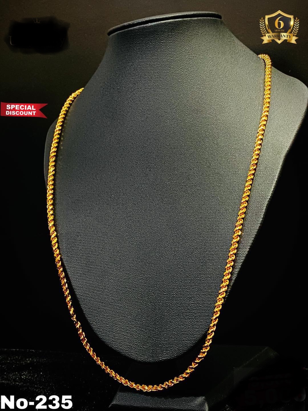 Gold chain For men/women 24inch 6 month warranty 💯 original | Daraz.lk