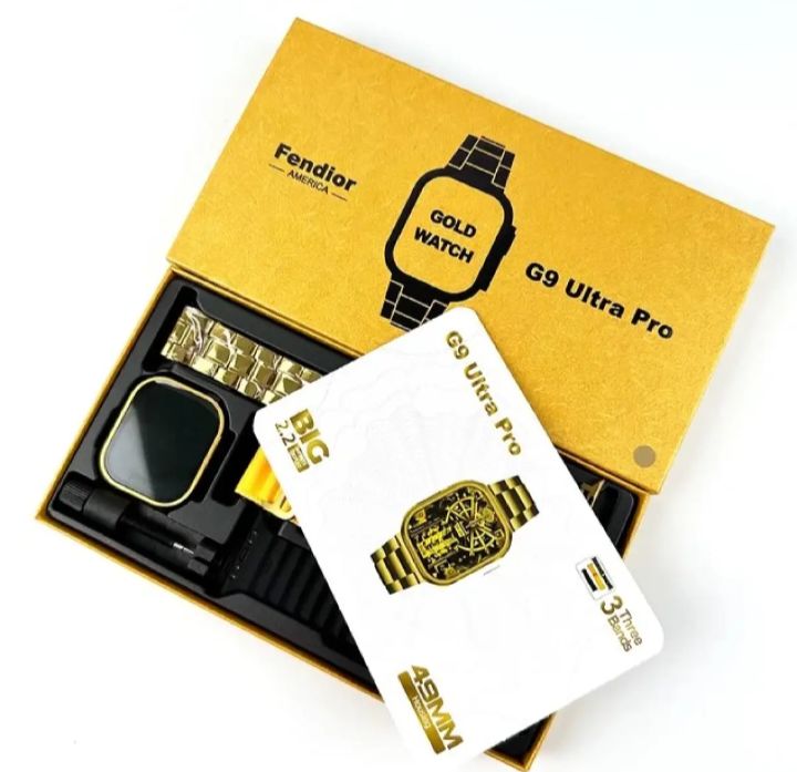 Fendior G9 Ultra Max Gold Smart Watch | Daraz.lk