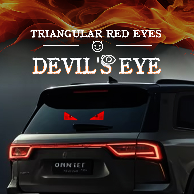 2PCS Car Devil Eyes Light Modification Eye Animation Led Display Decor ...