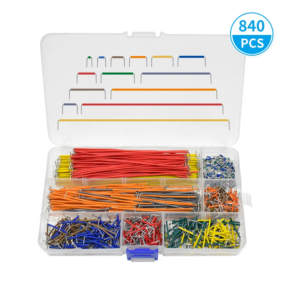 140/350/560/840Pcs Electronic Diy Bread Circuit Board Jump Wire U Shape ...