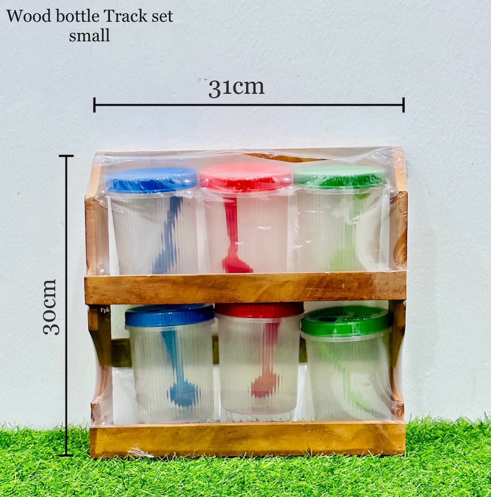 Wood Bottle Track Set Small | Daraz.lk