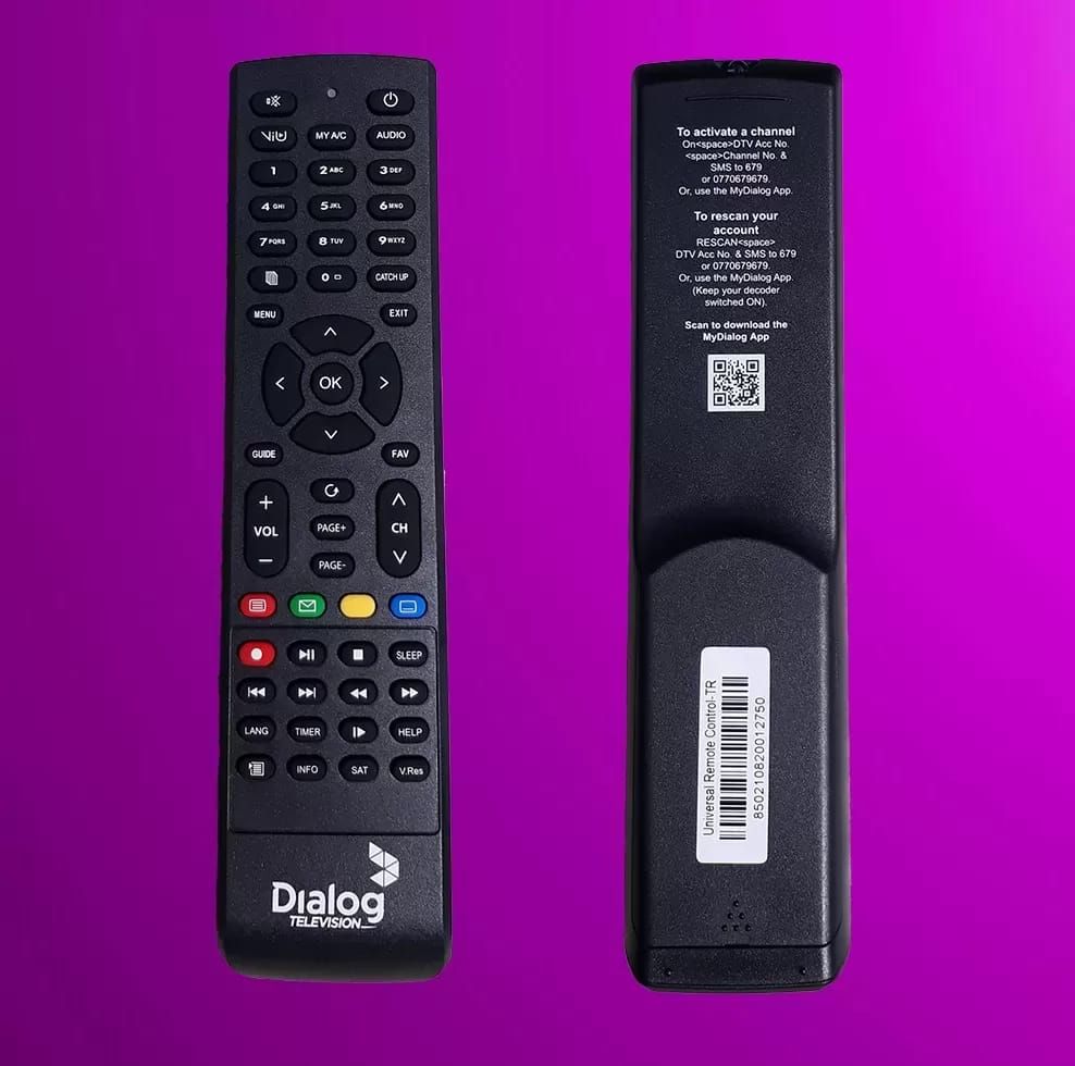 Dialog Remote for Universal Dialog Satellite Television All TV Receiver ...