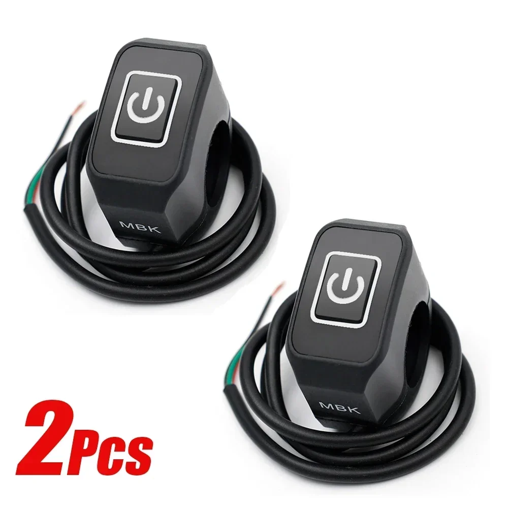 Waterproof Motorcycle Switch with LED Display Lamp Modified Switch ...