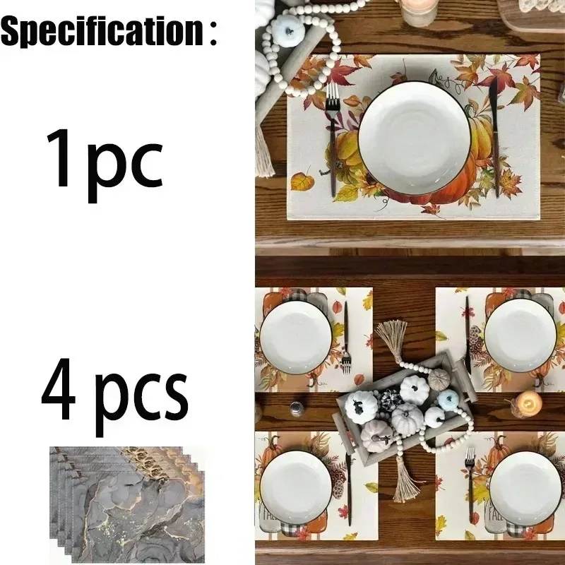 1/4pcs Meal Mats Ceramic Floral Phoenix Carnival Mexican Mat Table Pads ...