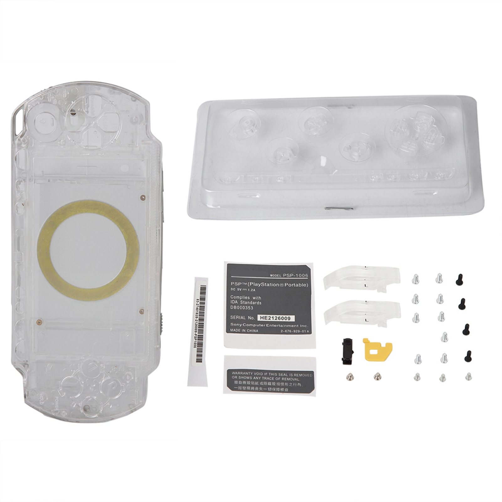 For PSP 1000 Replacement Shell Case Cover Replacement Full Shell ...