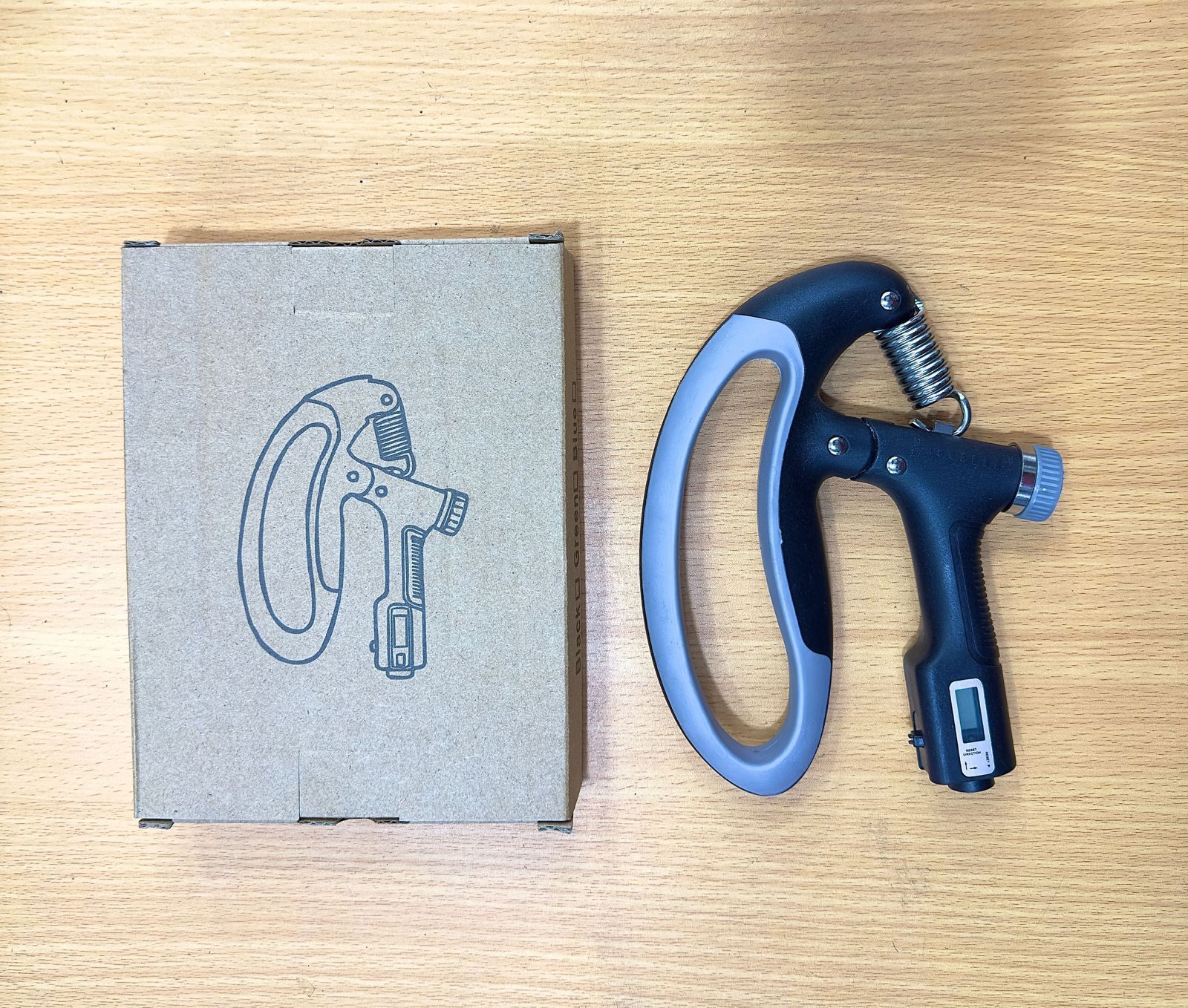 Adjustable hand grip with rep counts | Daraz.lk